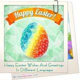 Happy Easter Wishes And Greetings In Different Languages