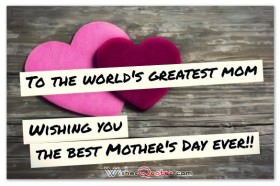 20 Heartfelt Mother's Day Cards By WishesQuotes