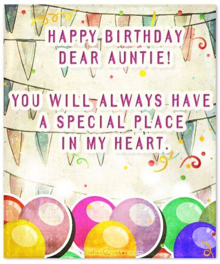 Heartfelt Birthday Messages To Celebrate Your Amazing Aunt By Wishesquotes