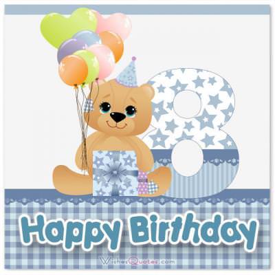 Happy 8th Birthday Wishes For 8-Year-Old Boy Or Girl