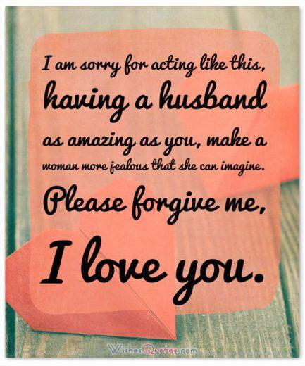 Apology And Sorry Messages For Husband By Wishesquotes