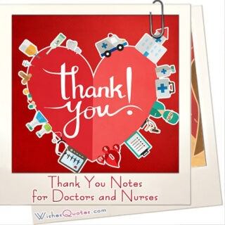 Thank You Notes For Doctors And Nurses By WishesQuotes