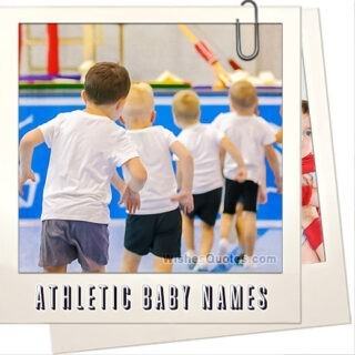 30 Great Athletic Baby Names By WishesQuotes