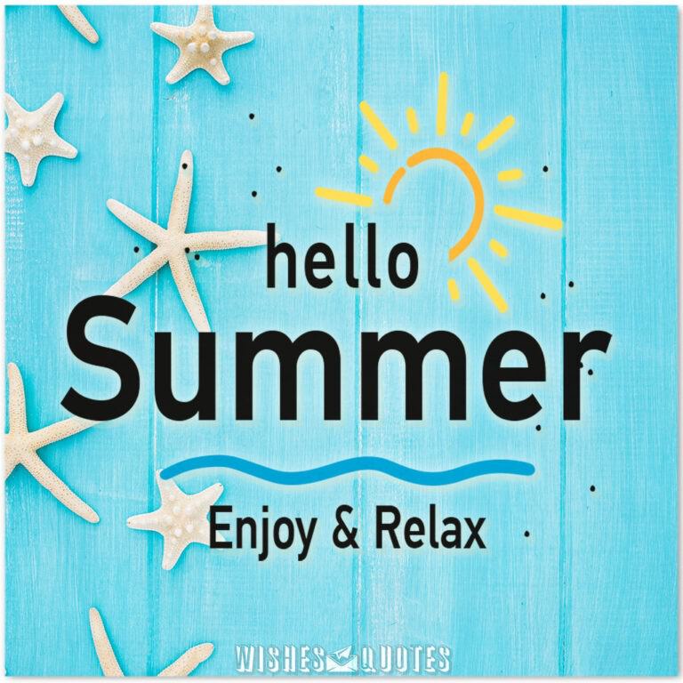 Celebrating Summer With Happy Messages And Quotes