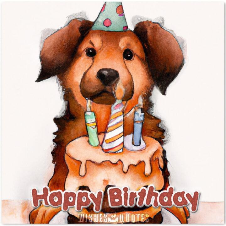 Amazing Birthday Wishes And Cute Cards For Dog Lovers