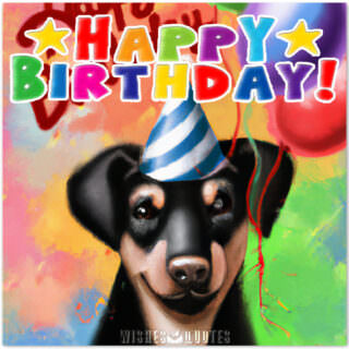 Amazing Birthday Wishes And Cute Cards For Dog Lovers