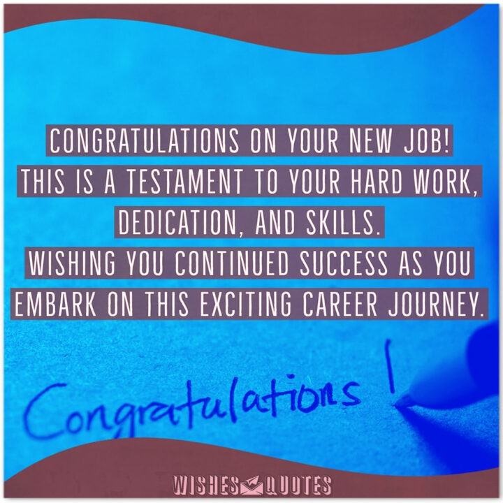Congratulations On A New Job Messages. A New Chapter Begins!