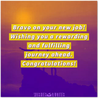 Congratulations On A New Job Messages. A New Chapter Begins!