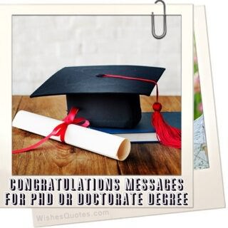 Amazing Congratulations Messages For PhD Or Doctorate Degree